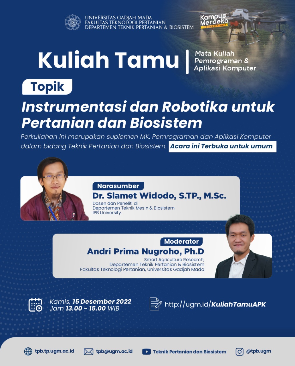 Kuliah Tamu Pemrograman dan Aplikasi Komputer - Instrumentasi dan ...