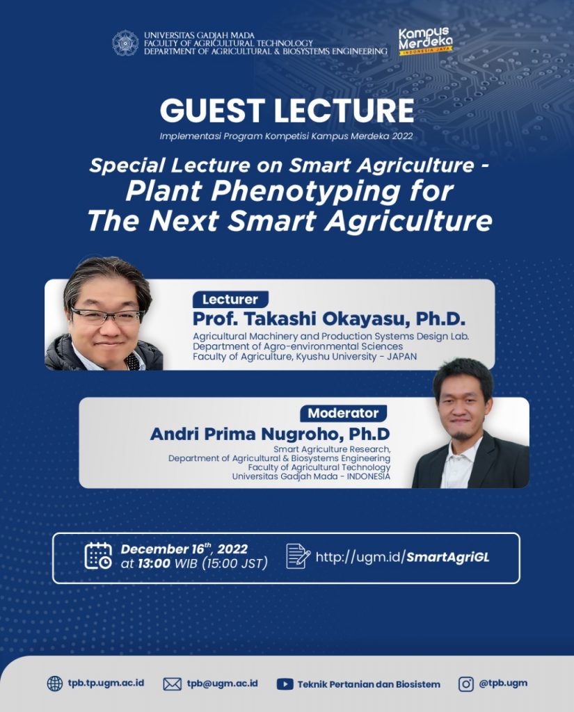 Kuliah Tamu Smart Agriculture - Plant Phenotyping for The Next Smart ...
