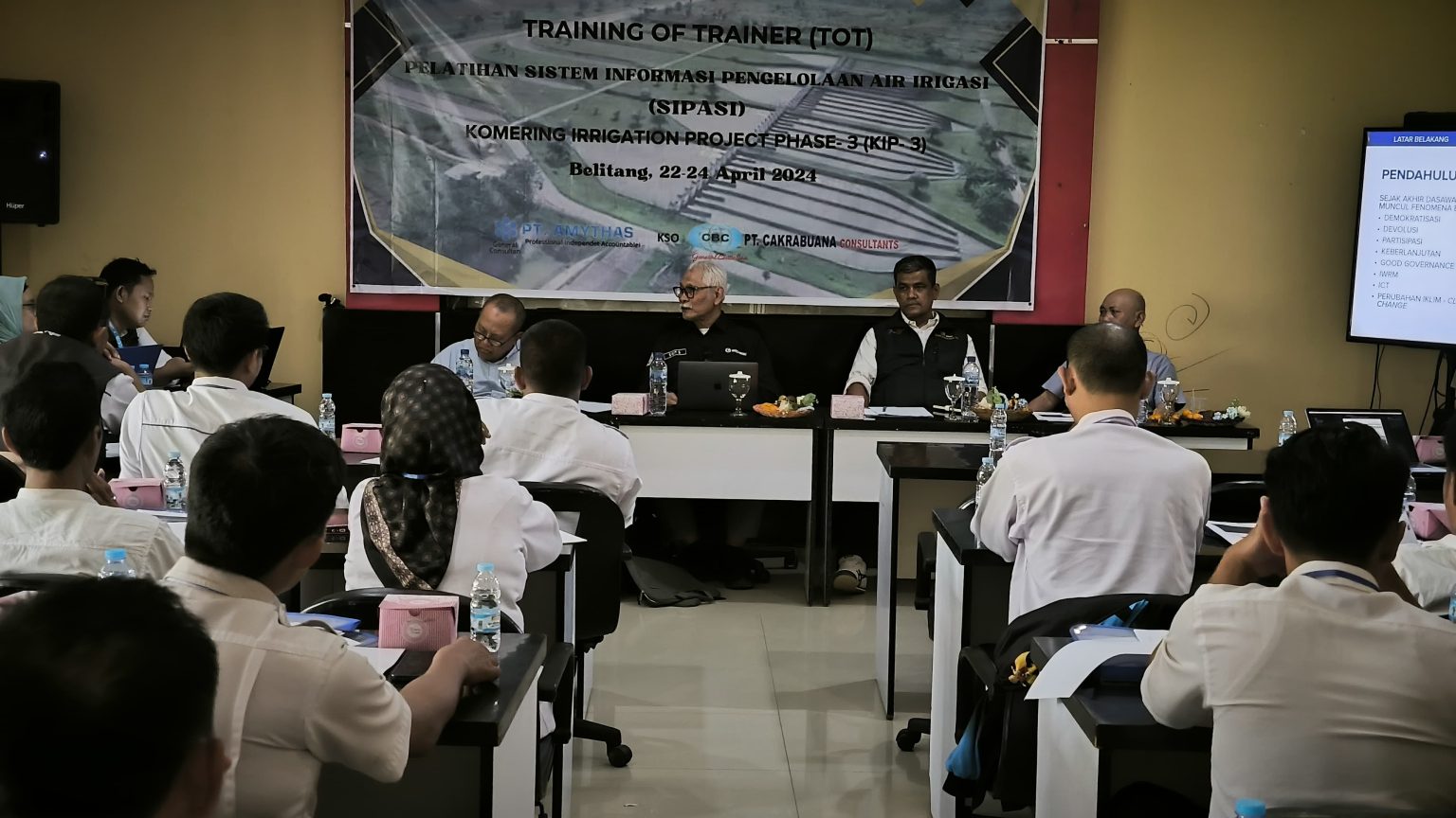 ToT SIPASI: Awal Transformasi Irigasi di Daerah Irigasi Komering ...