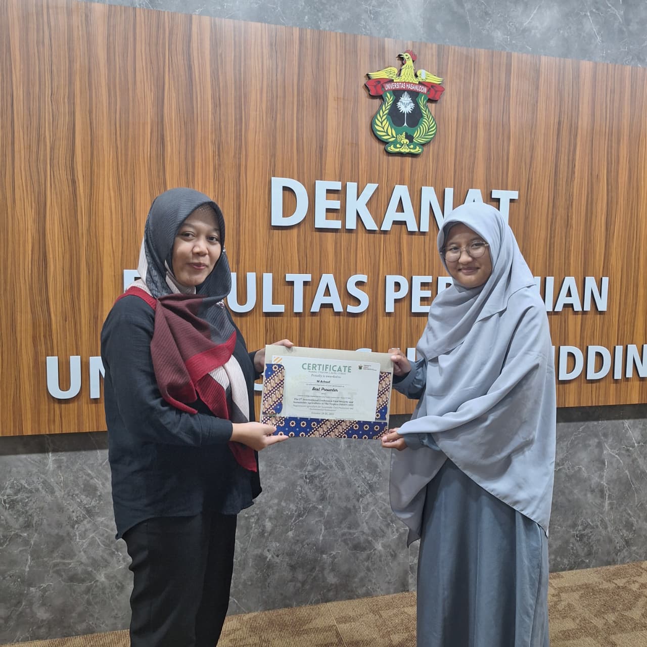 UGM Agricultural Engineering Graduate Students Win Best Presenter Award ...