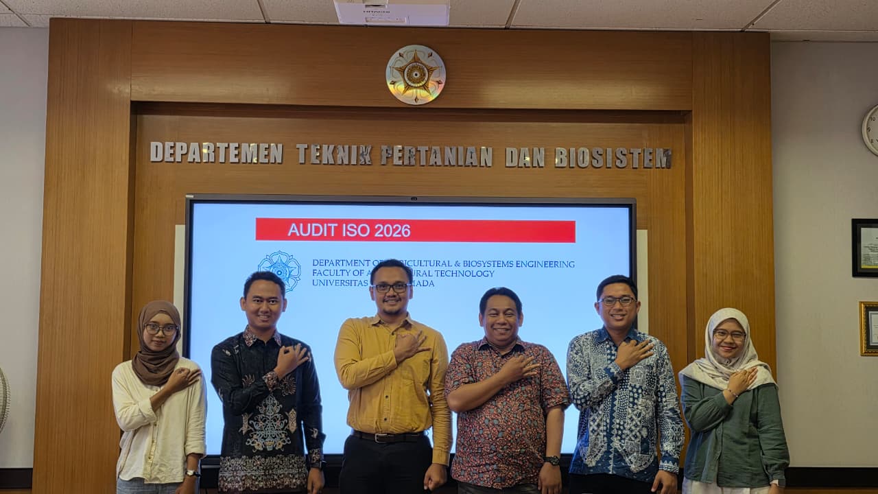 ISO 2026 Audit at FTP UGM, DTPB Shows Commitment to Education Quality